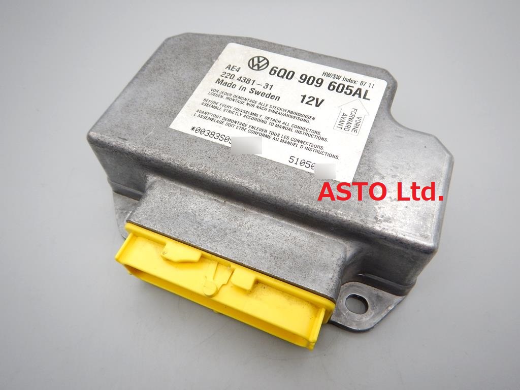 2006年モデル VW ビートル エアバックコントロールユニット 現品修理 故障コード 00003（ブログ） - ASTO(アスト) 公式